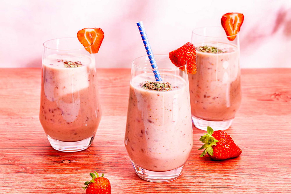 Aardbei-avocadosmoothie - Eatertainment