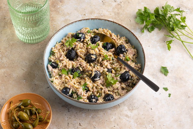 Orzo met tonijn - Eatertainment