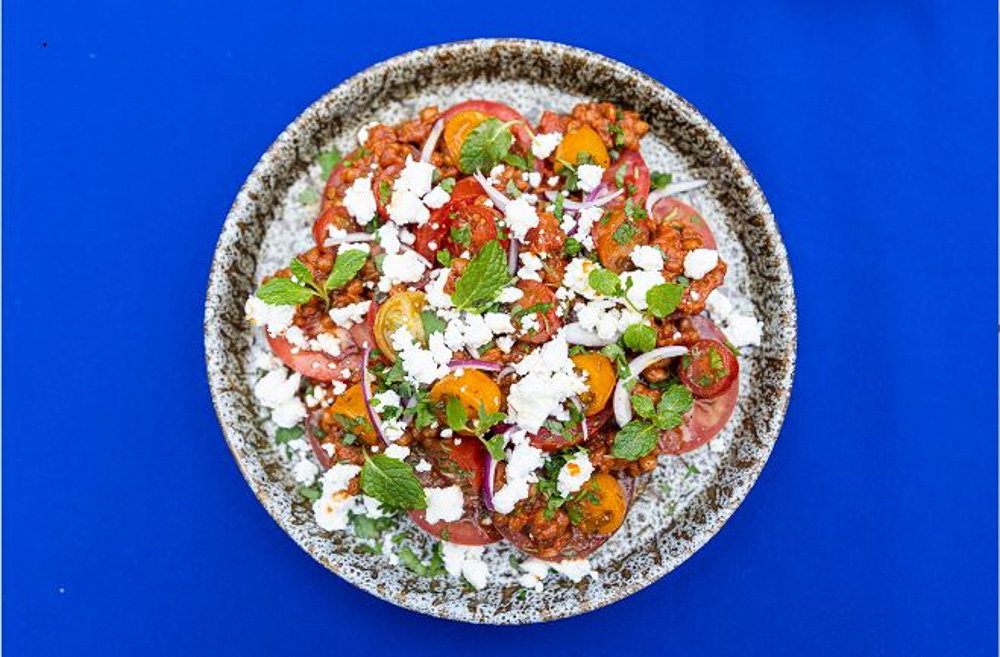 Gemixte tomatensalade met linzen - Eatertainment