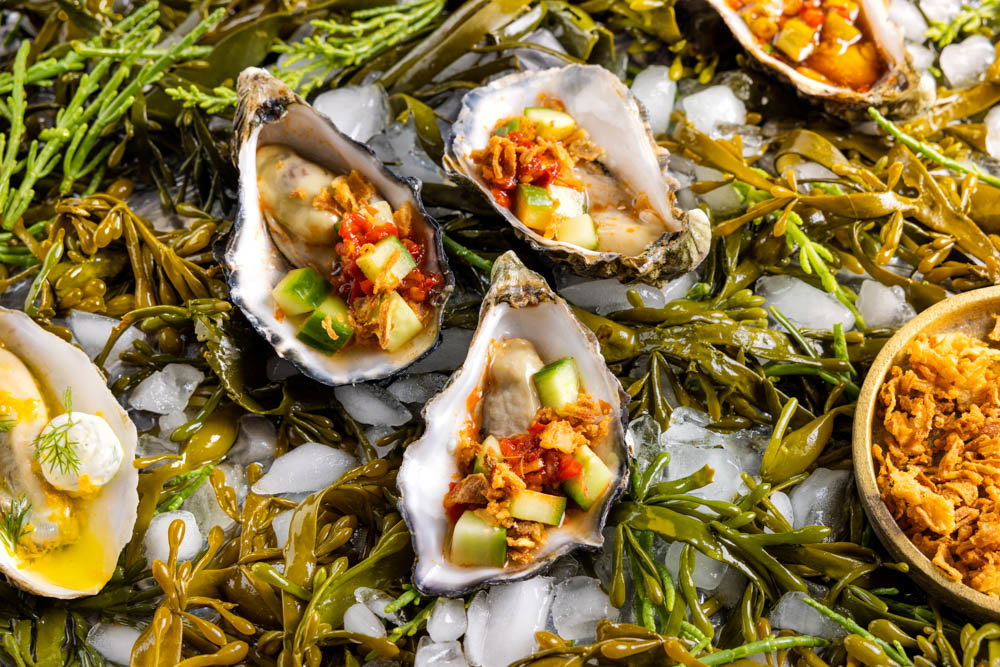 Oester sharing plank van Kim - Eatertainment