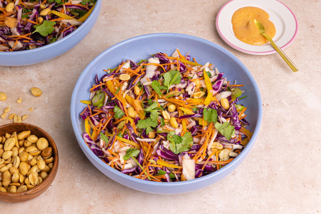 Thaise salade met pinda - Eatertainment
