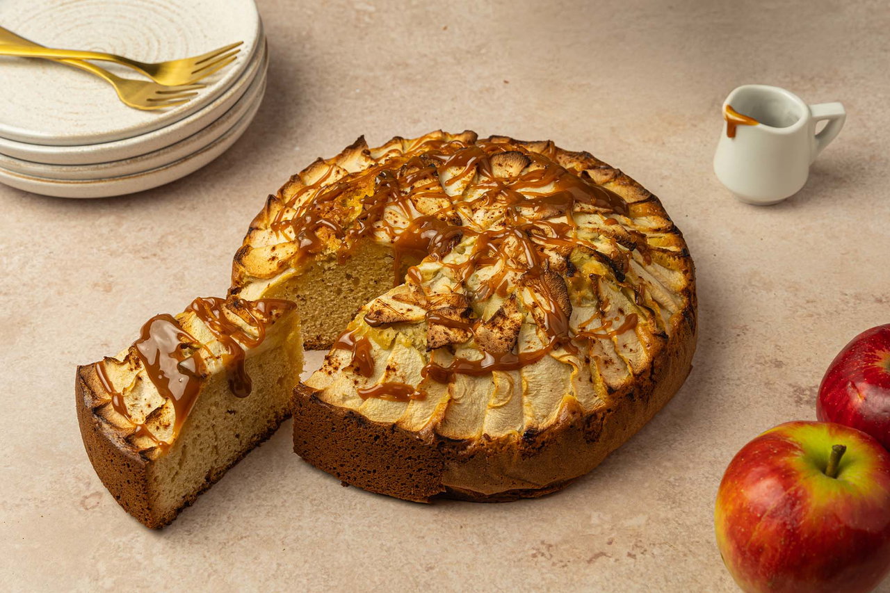 Appel karamel cake - Eatertainment